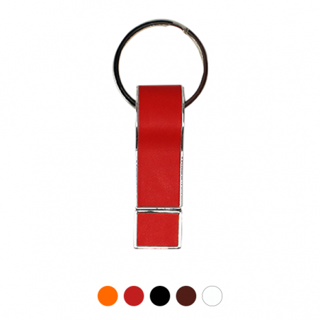 USB llavero con Piel
